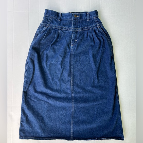 Skirts | Vintage Lee Denim Skirt Western | Poshmark